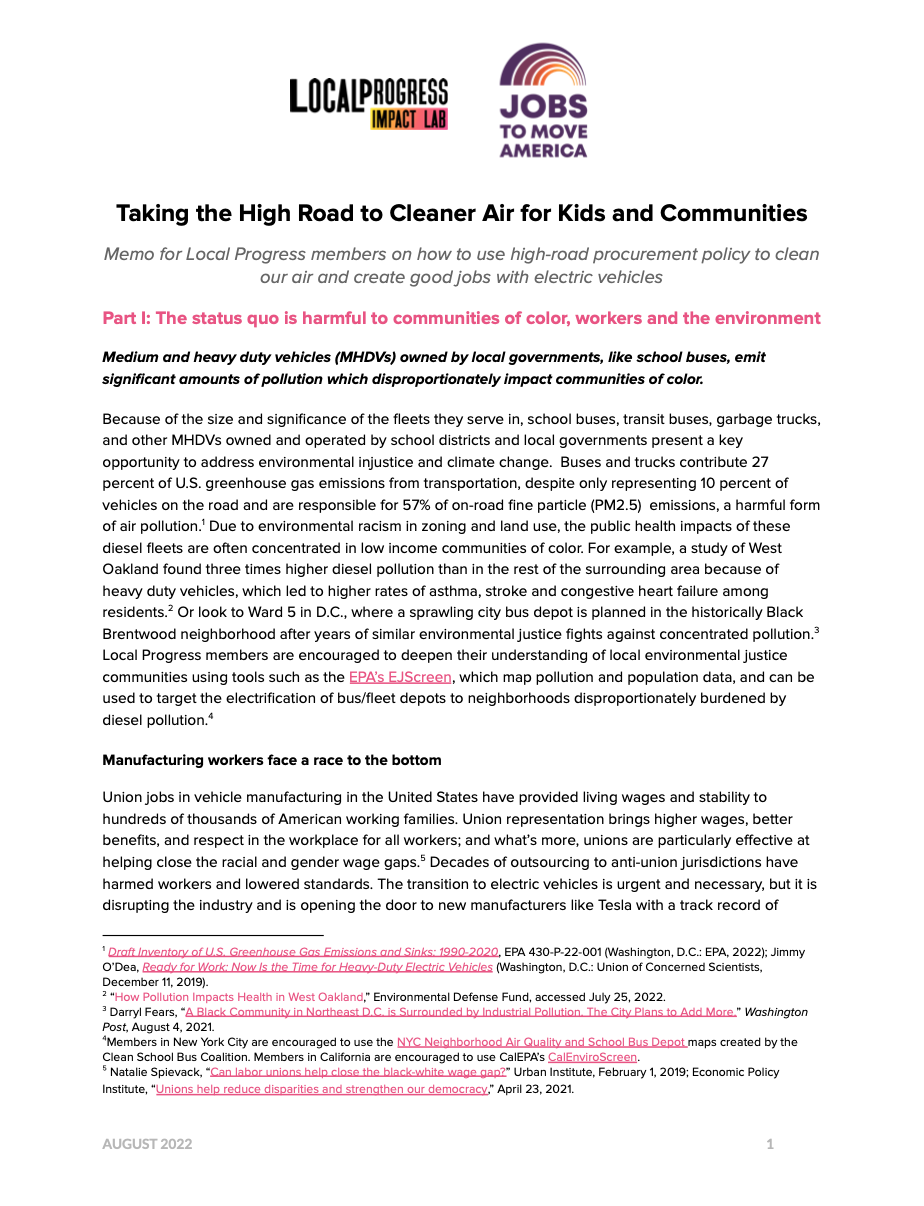 New York - Local Progress